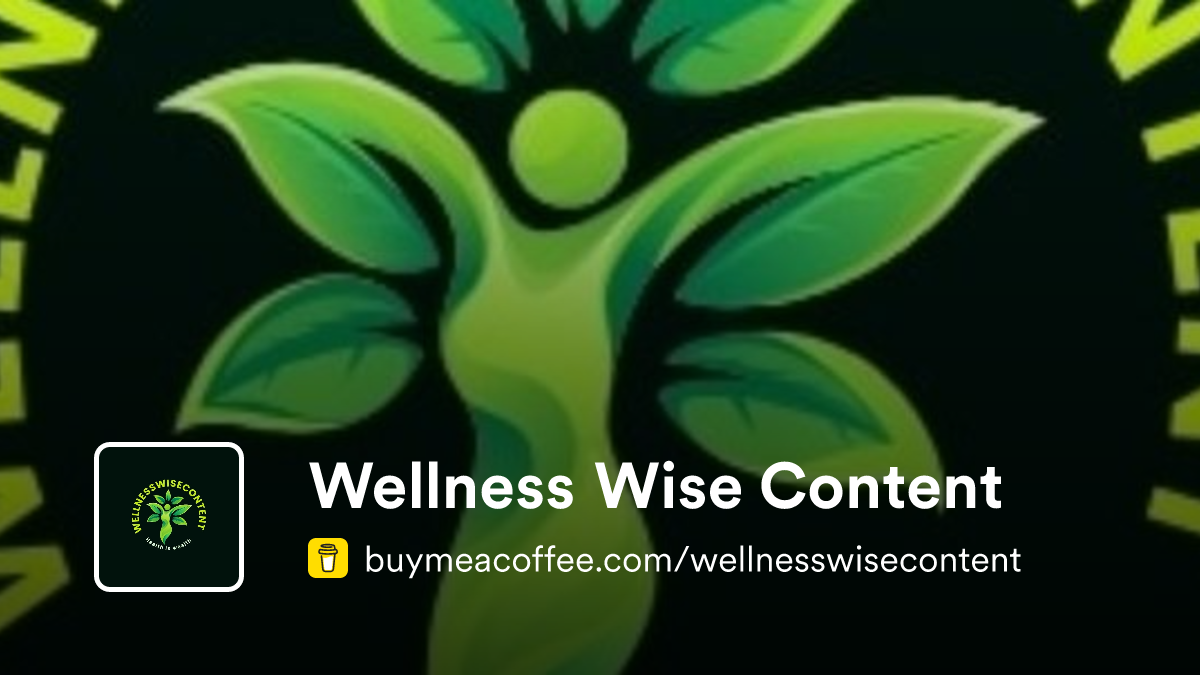 Wellness Wise Content - Buymeacoffee