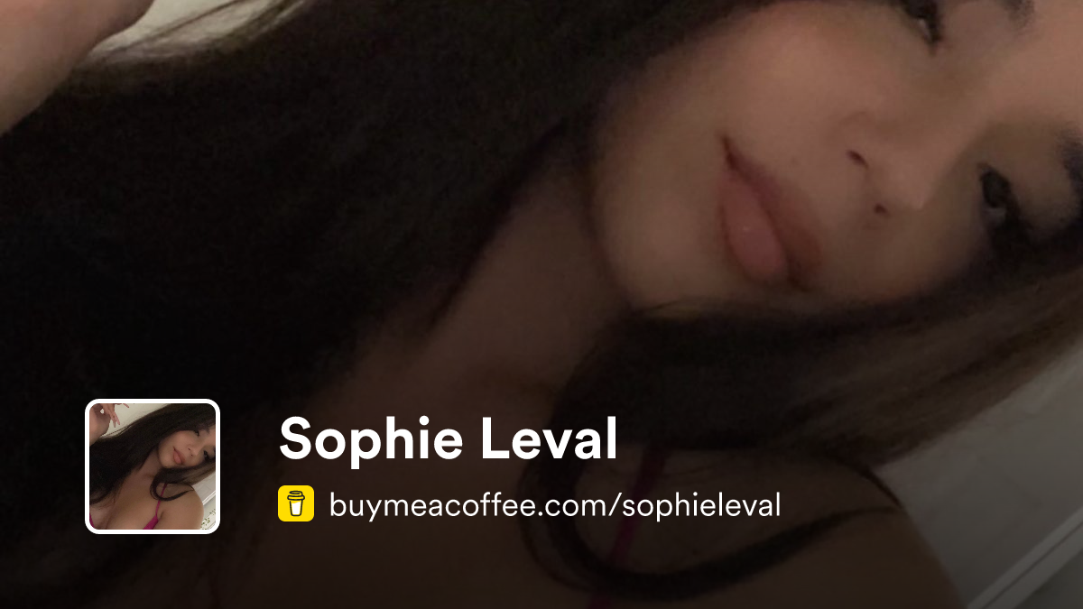Sophie Leval - Buymeacoffee