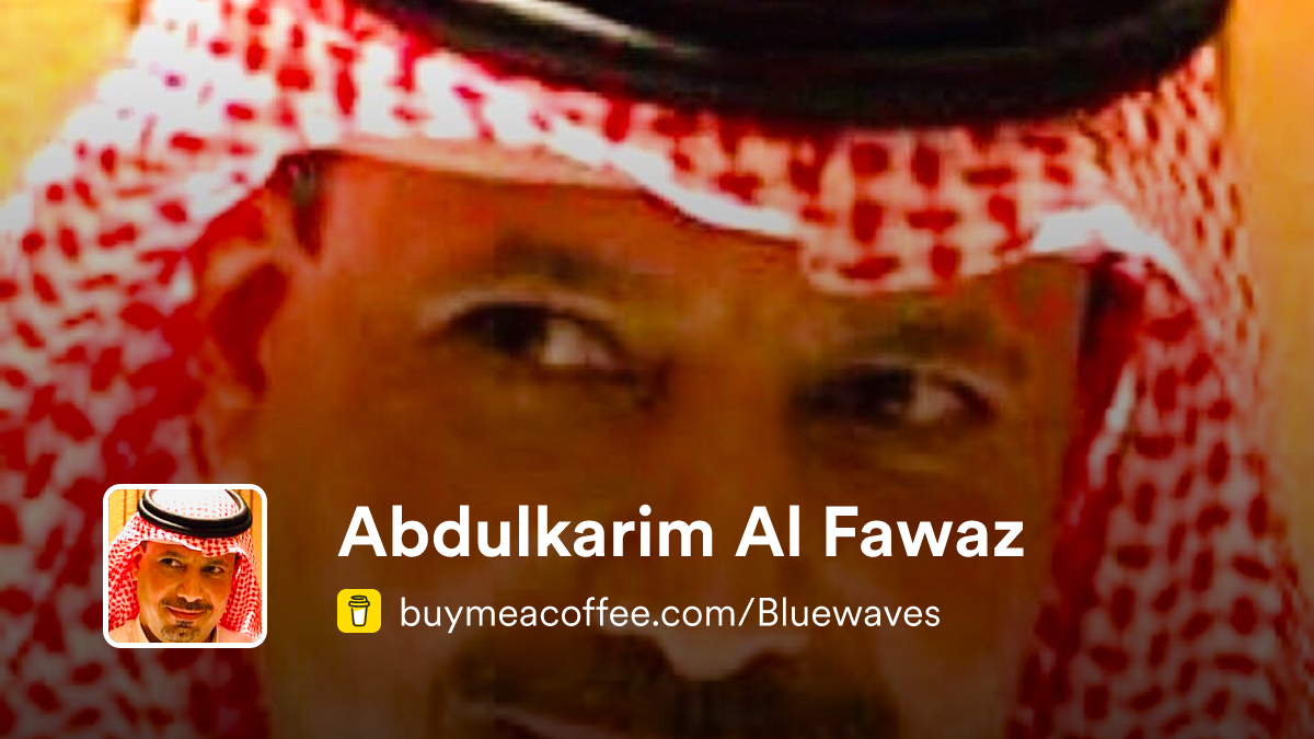 Abdulkarim Al Fawaz - Buymeacoffee