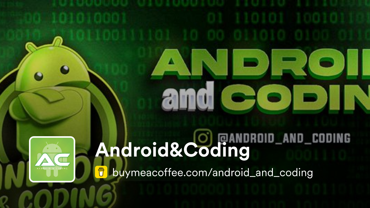 Android&Coding - Buymeacoffee