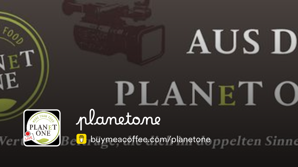 planetone is Live-Streaming Events - Buymeacoffee