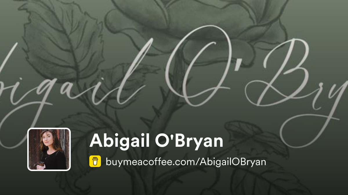 Abigail O'Bryan - Buymeacoffee