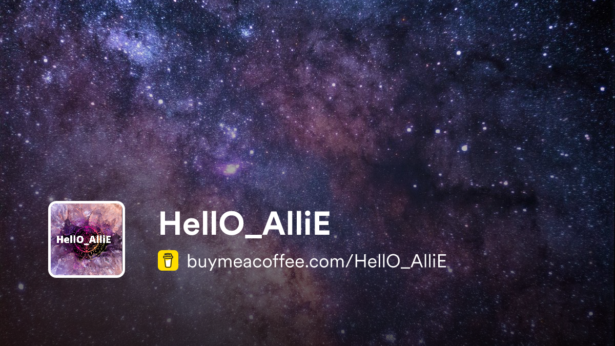 HellO_AlliE - Buymeacoffee
