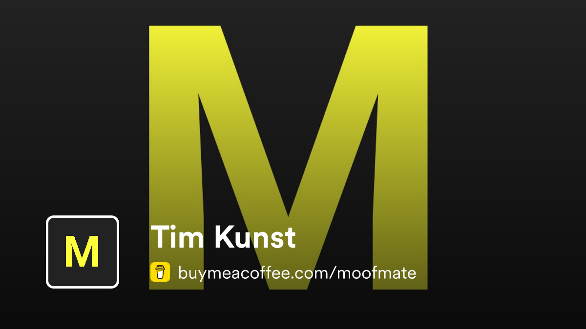 Tim Kunst - Buymeacoffee