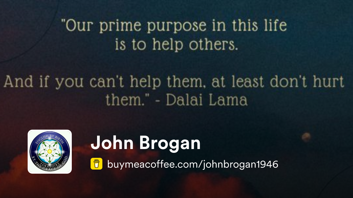 John Brogan is Memories into Memoirs - Buymeacoffee