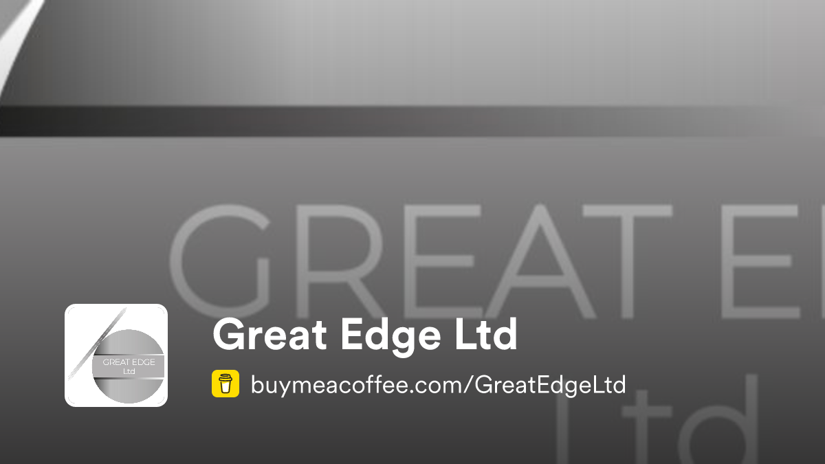 Great Edge Ltd - Buymeacoffee