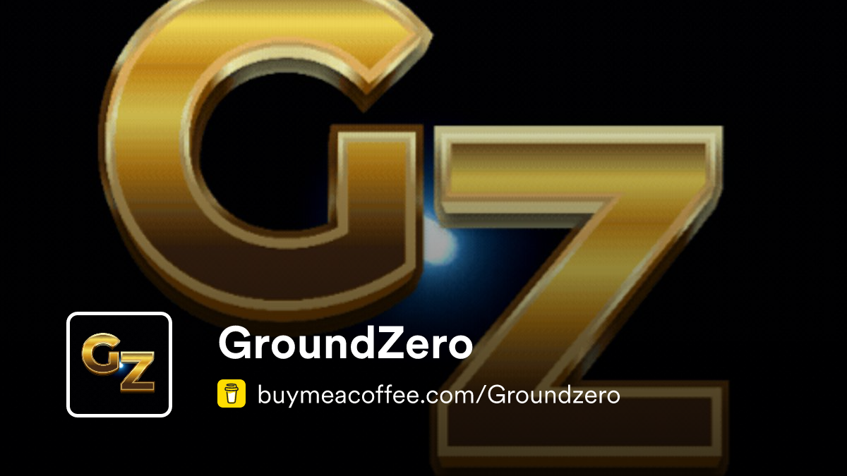 GroundZero - Buymeacoffee
