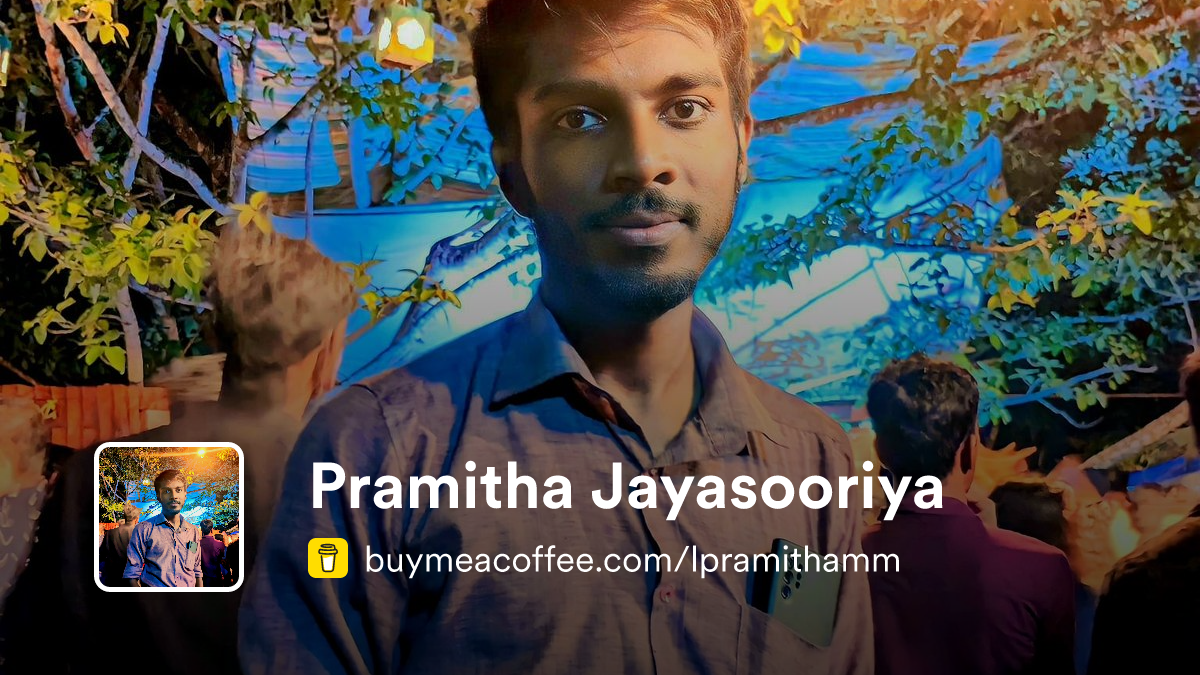 Pramitha Jayasooriya - Buymeacoffee