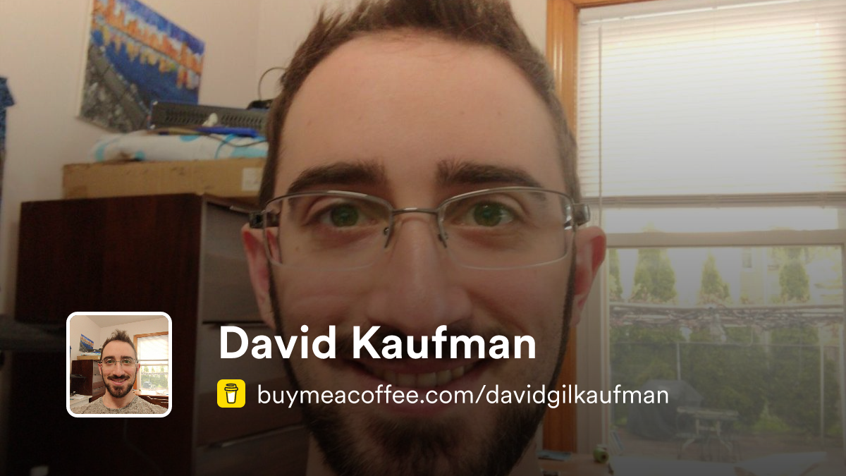 David Kaufman - Buymeacoffee