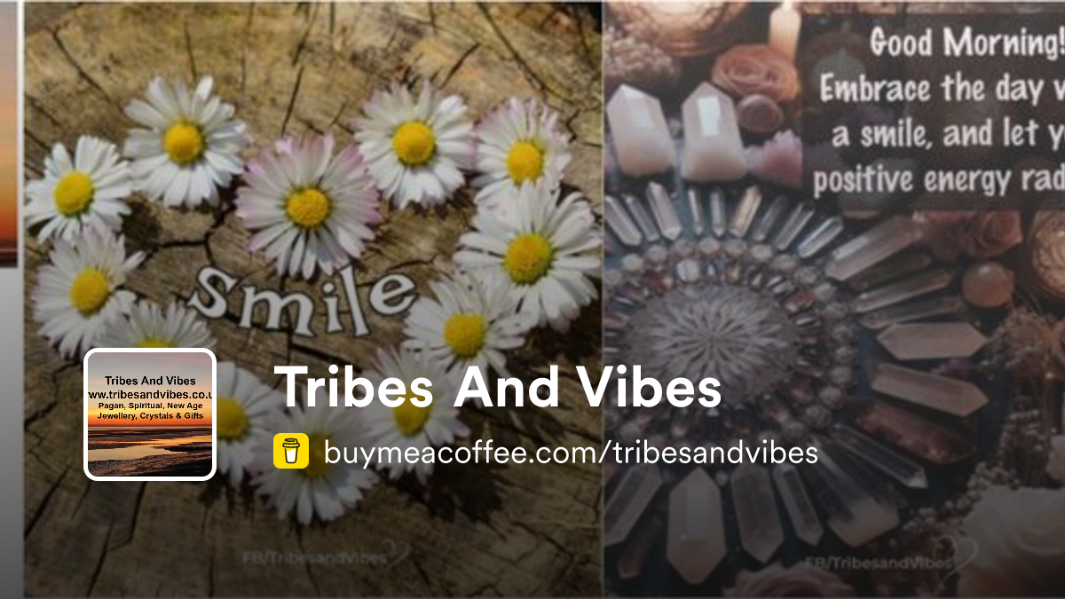 Tribes And Vibes is Creating uplifting posts on Facebook - Buymeacoffee