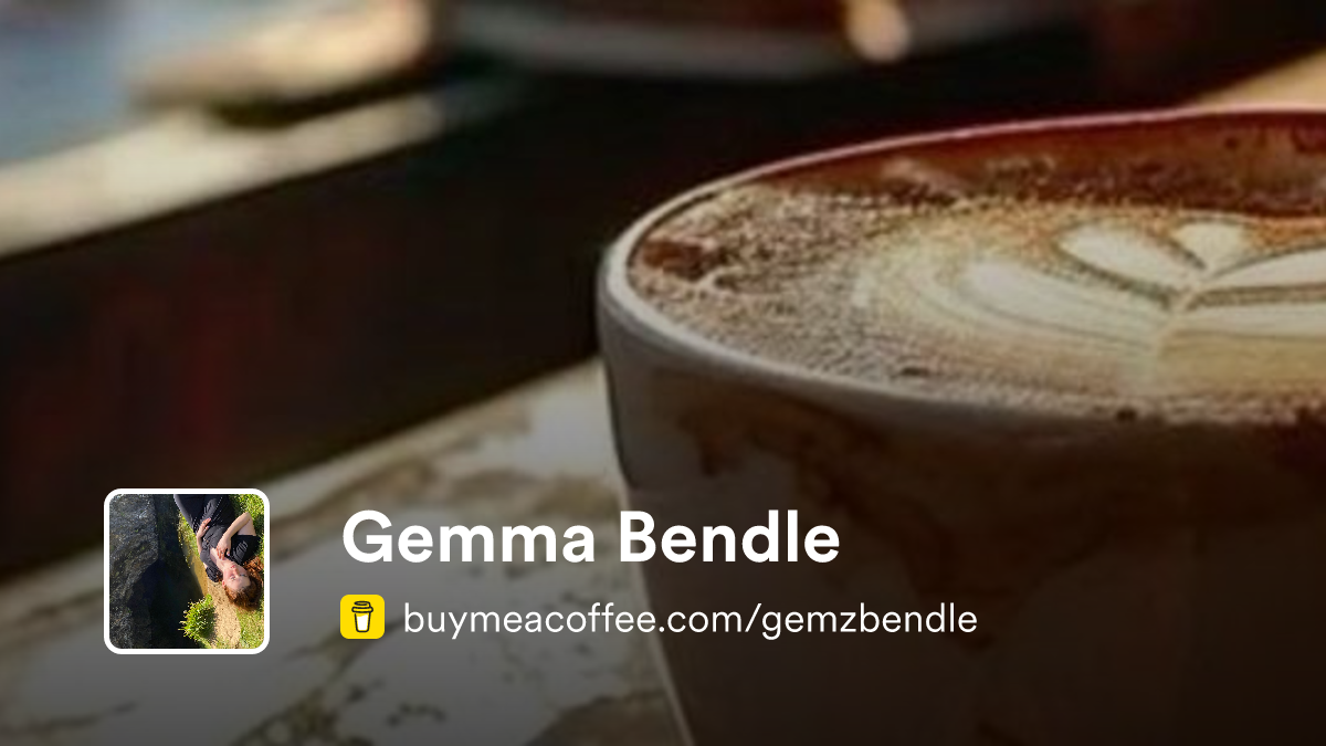 Gemma Bendle - Buymeacoffee