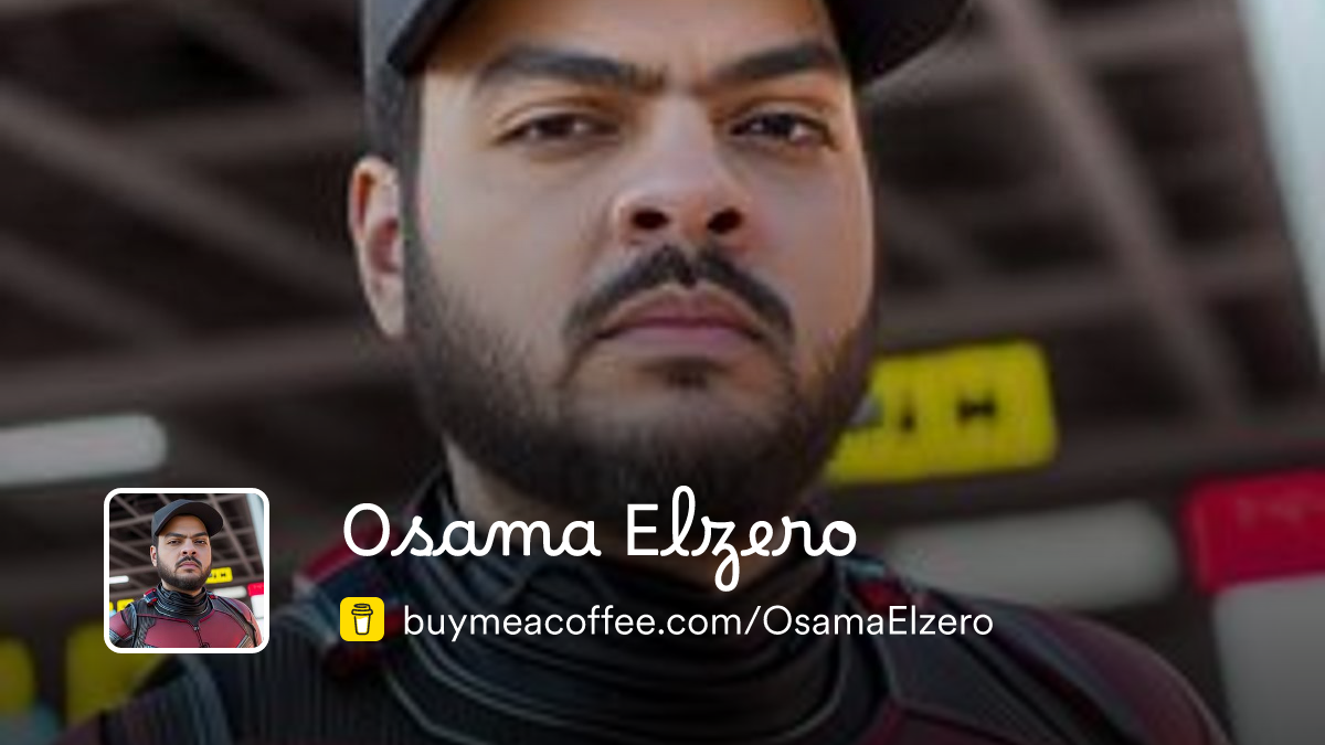 Osama Elzero is Creating Educational Videos On Youtube - Buymeacoffee