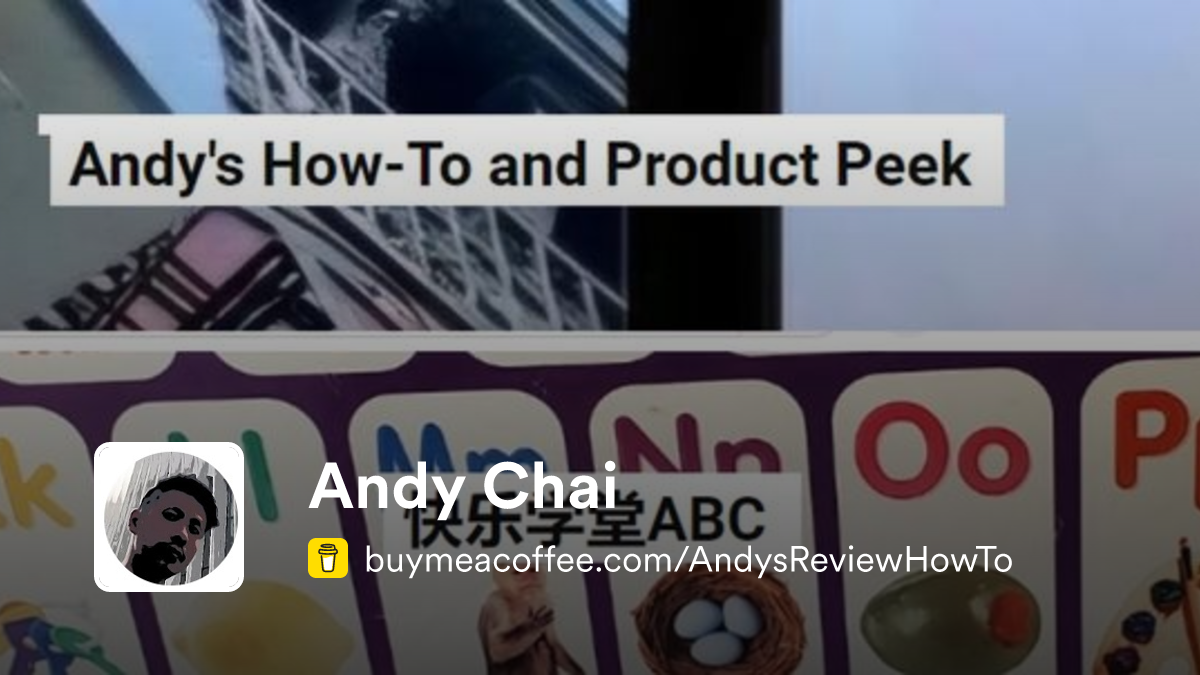 Andy Chai - Buymeacoffee