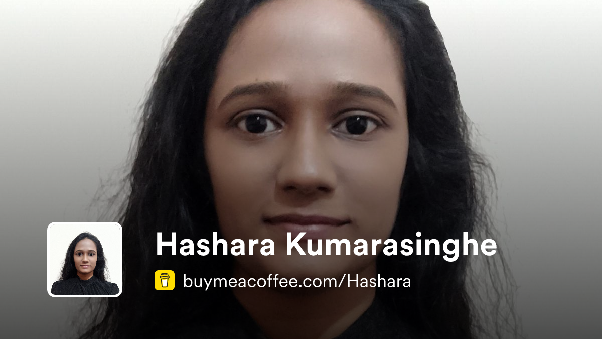 Hashara Kumarasinghe - Buymeacoffee