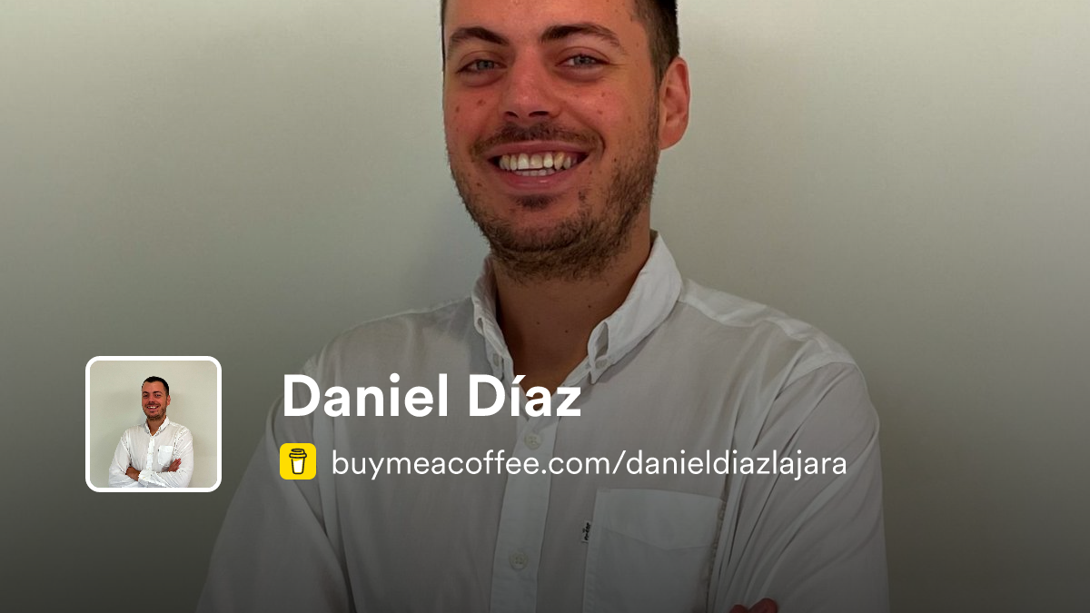 Daniel Díaz - Buymeacoffee