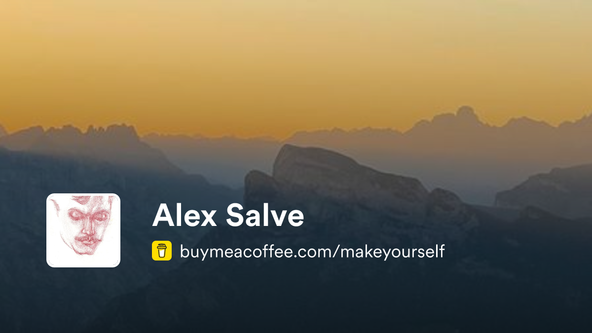 Alex Salve is I create myself, and my goal is to help others create ...