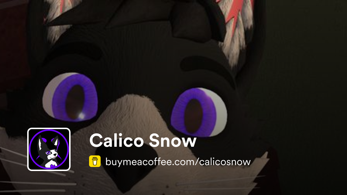 Calico Snow is making Furry VRChat avatars - Buymeacoffee