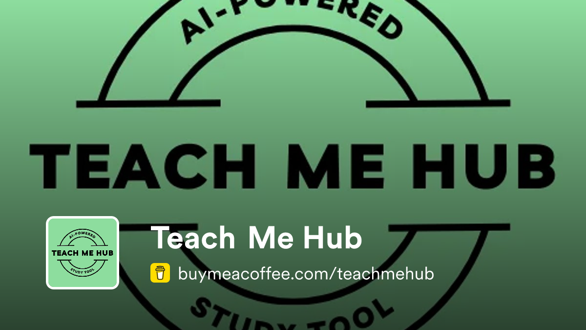 Teach Me Hub - Buymeacoffee
