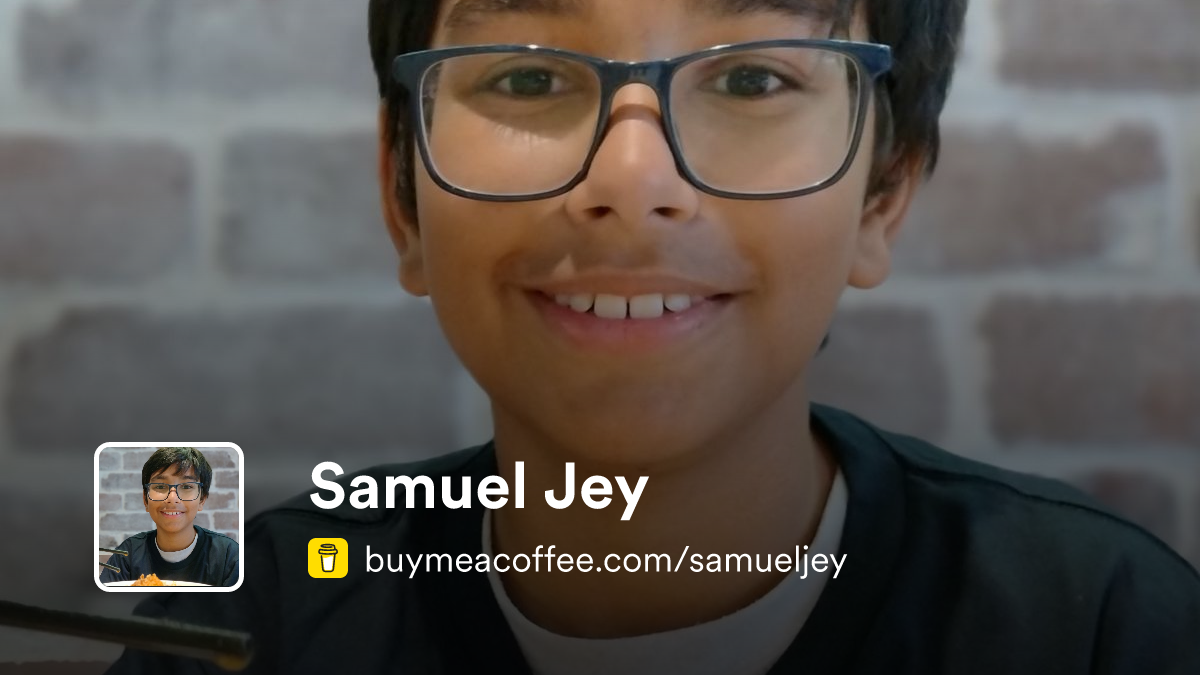 Samuel Jey - Buymeacoffee