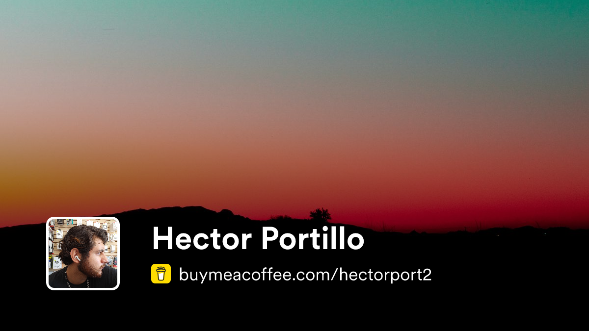 Hector Portillo - Buymeacoffee