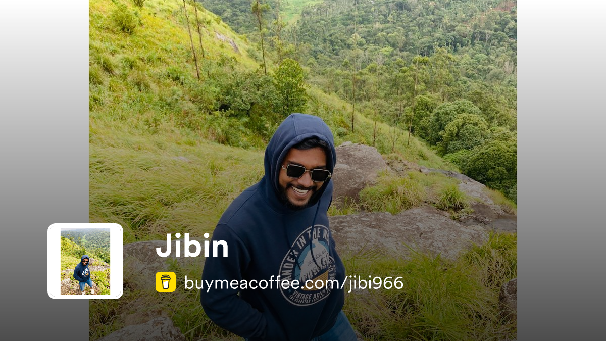 Jibin - Buymeacoffee