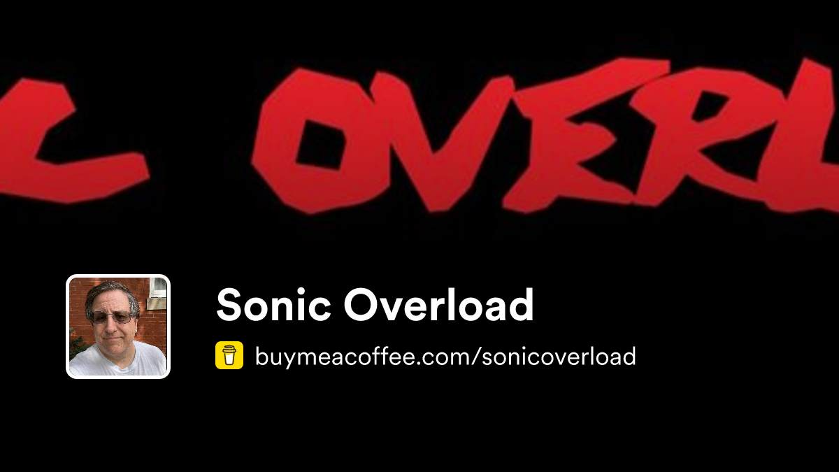 Sonic Overload is a weekly on-line punk radio show - Buymeacoffee