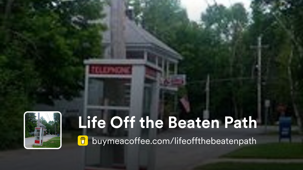 Life Off the Beaten Path - Buymeacoffee