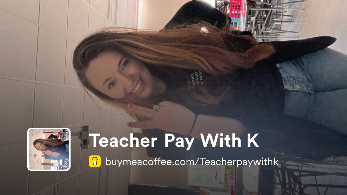 Teacher Pay With K - Buymeacoffee