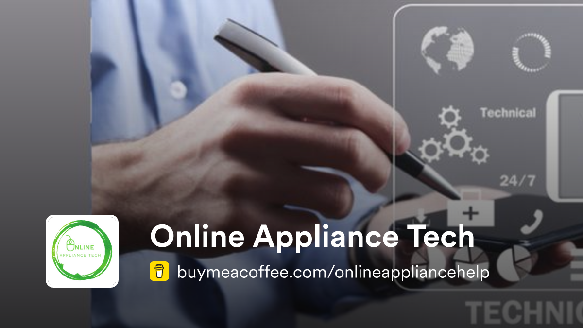 Online Appliance Tech is DIY Appliance Repair Support Services - Buymeacoffee