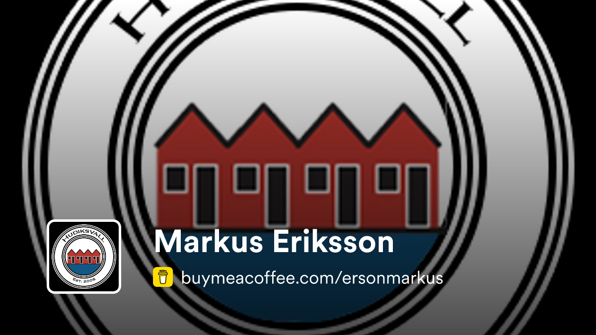 Markus Eriksson - Buymeacoffee