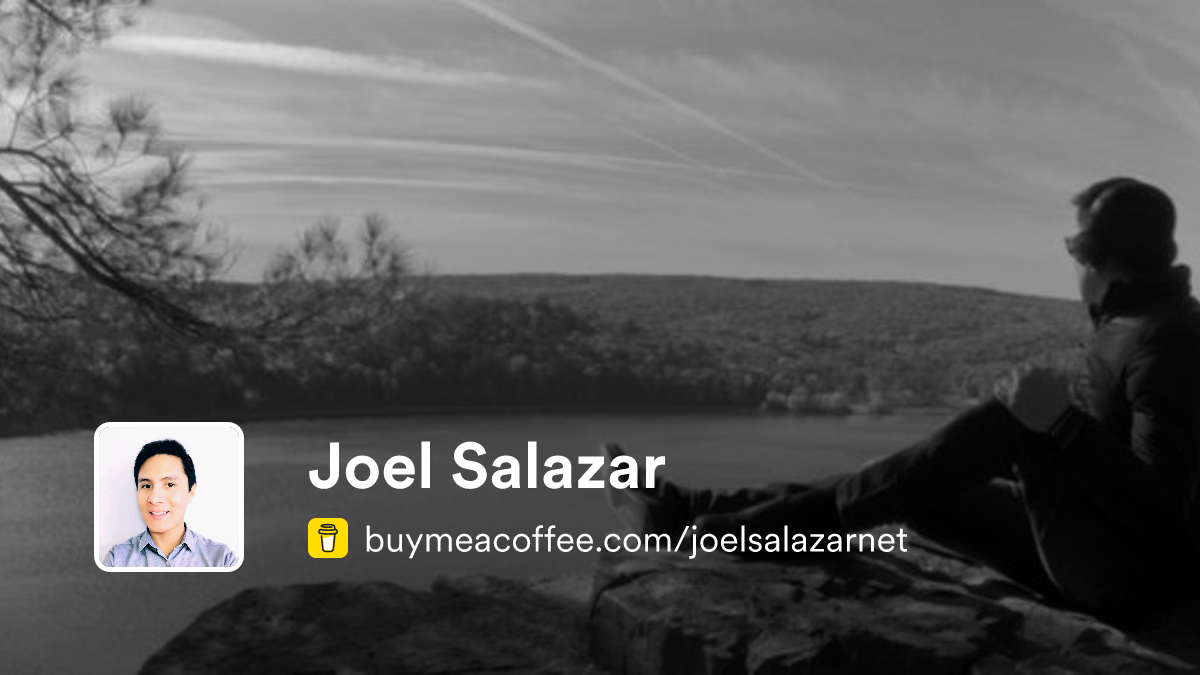Joel Salazar - Buymeacoffee