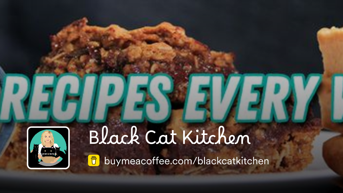 Black Cat Kitchen is just a girl who loves cooking, baking, cats, and ...