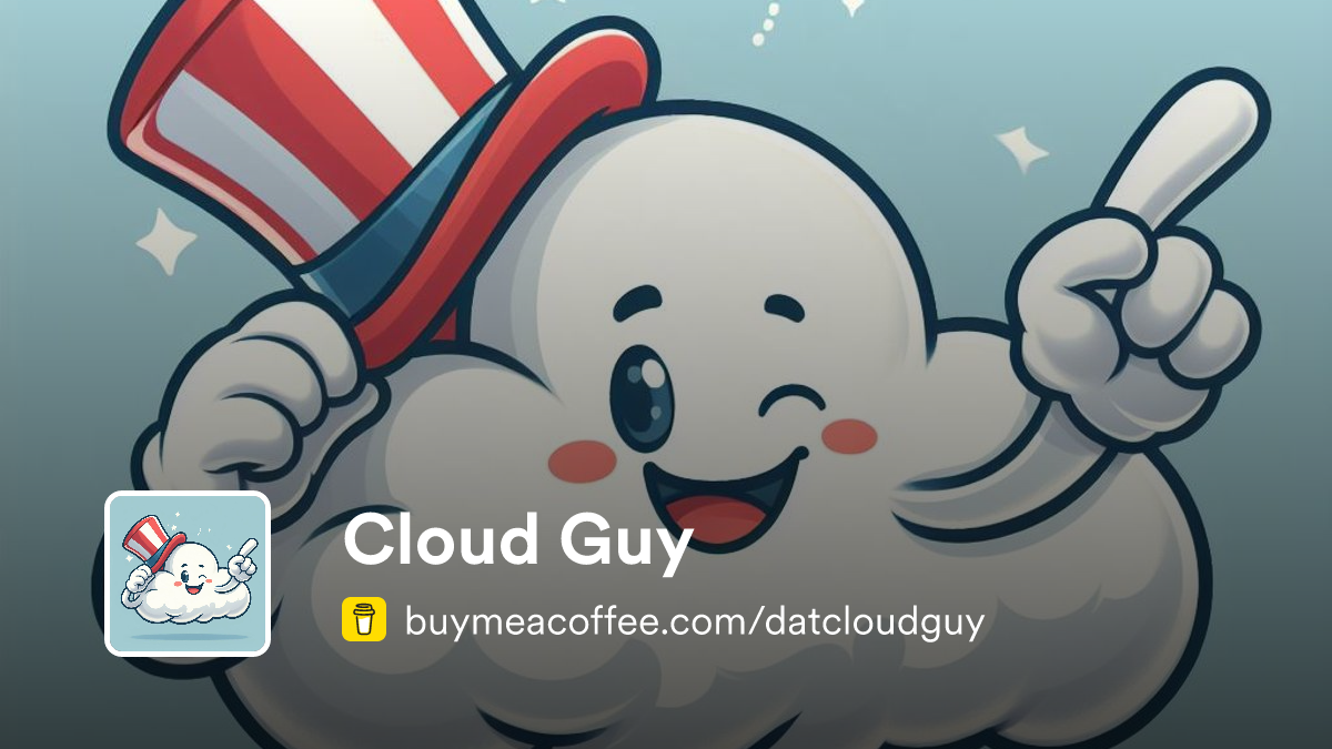 Cloud Guy - Buymeacoffee