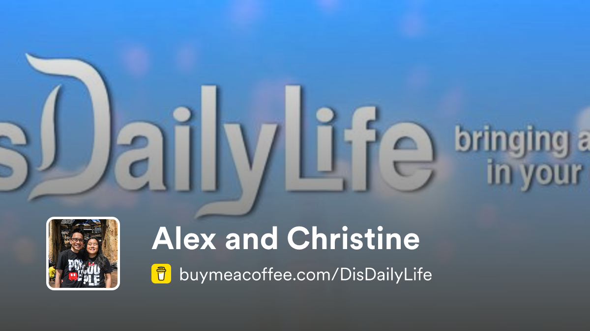 Alex and Christine - Buymeacoffee