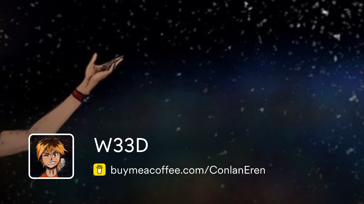 W33D is a voice actor, artist, and animator - Buymeacoffee