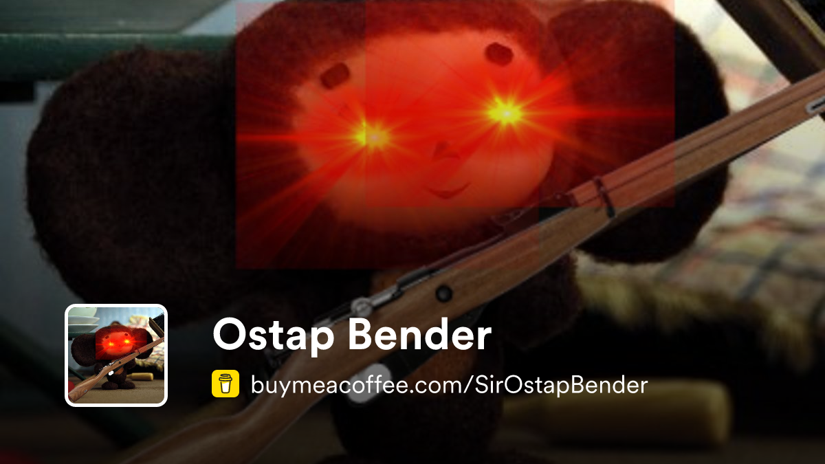 Ostap Bender - Buymeacoffee
