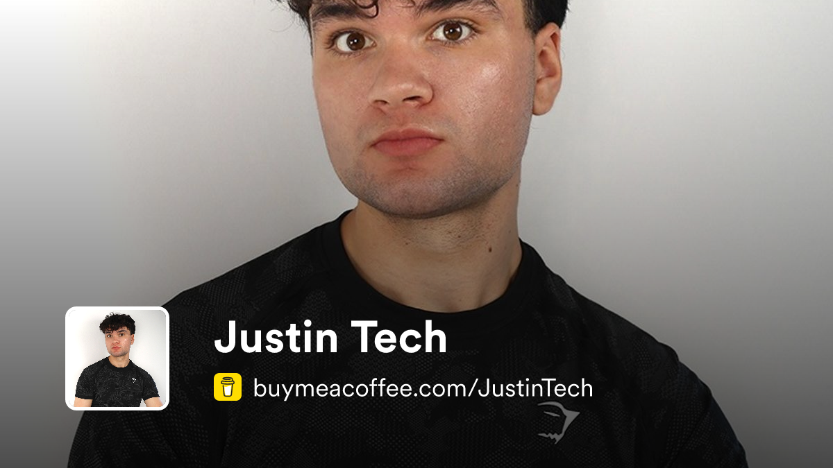 Justin Tech - Buymeacoffee