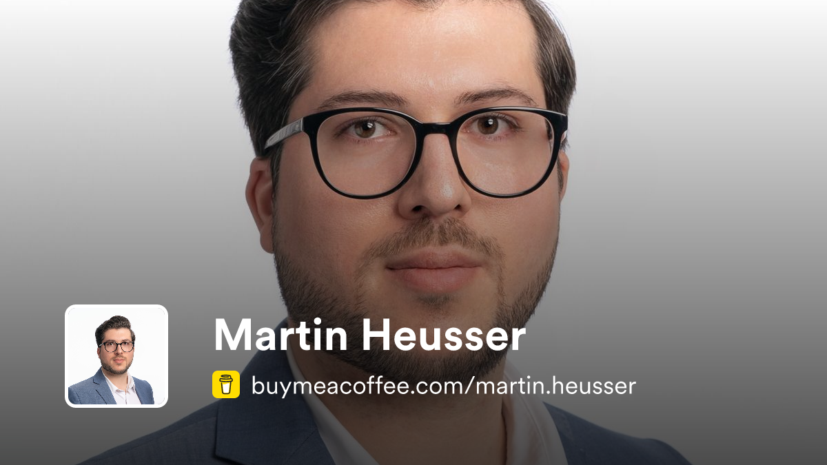 Martin Heusser Buymeacoffee