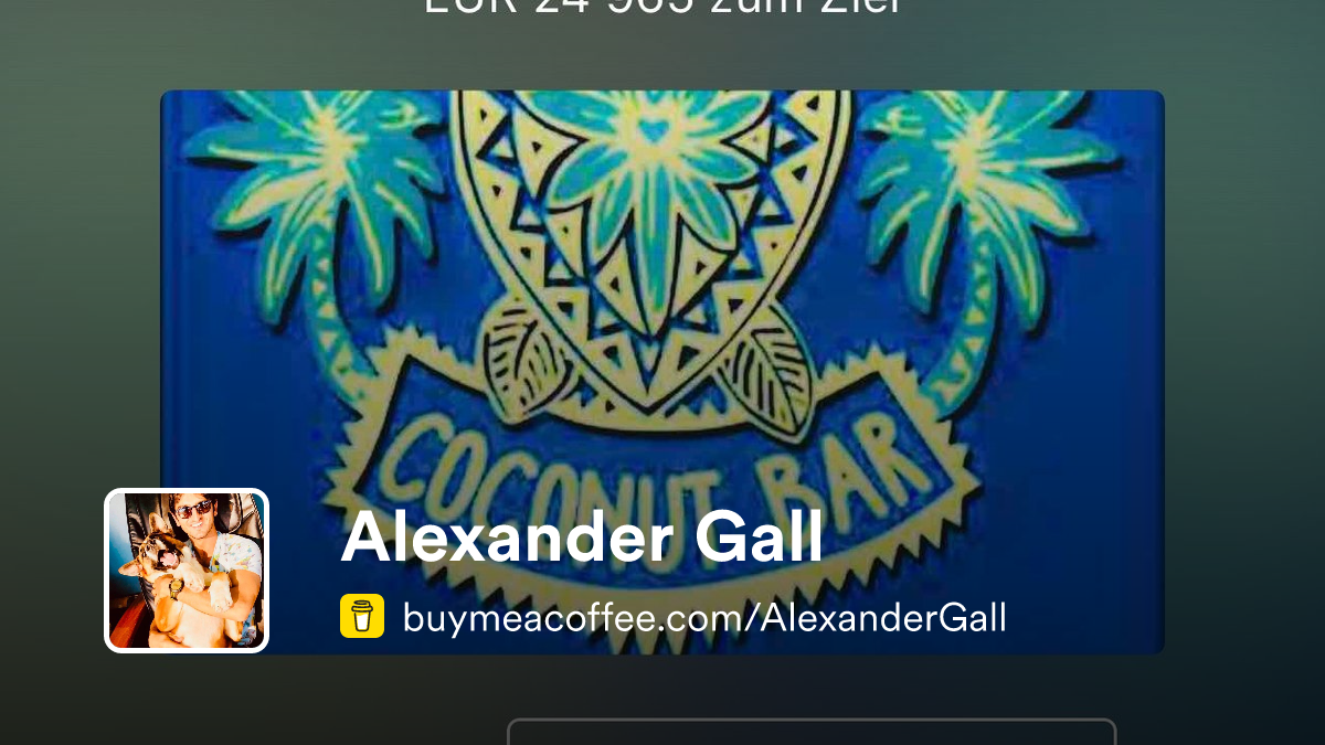 Alexander Gall - Buymeacoffee