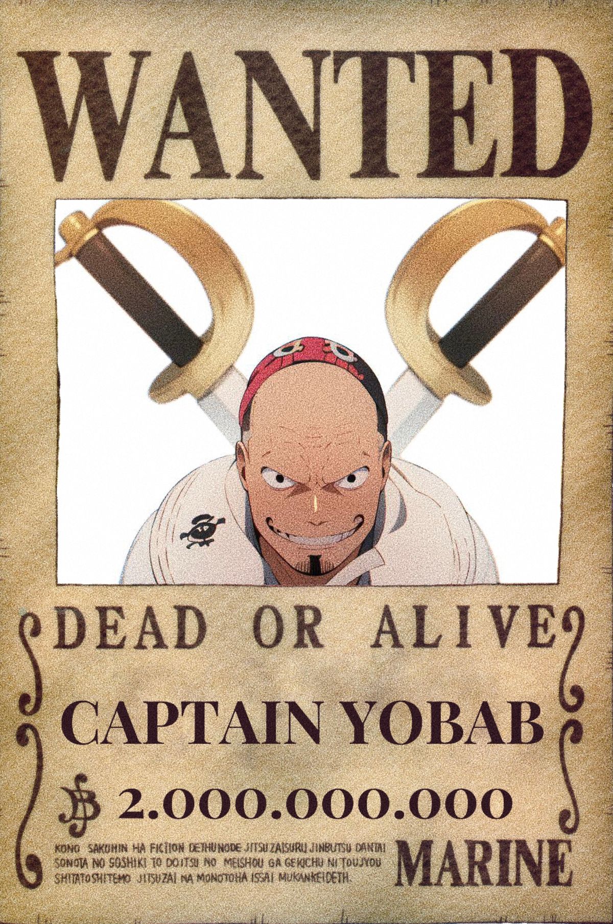 CAPTAIN YOBAB — ONE PIECE Fanpage - Buymeacoffee