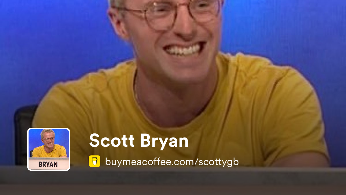 Scott Bryan is TV Critic and Broadcaster - Buymeacoffee