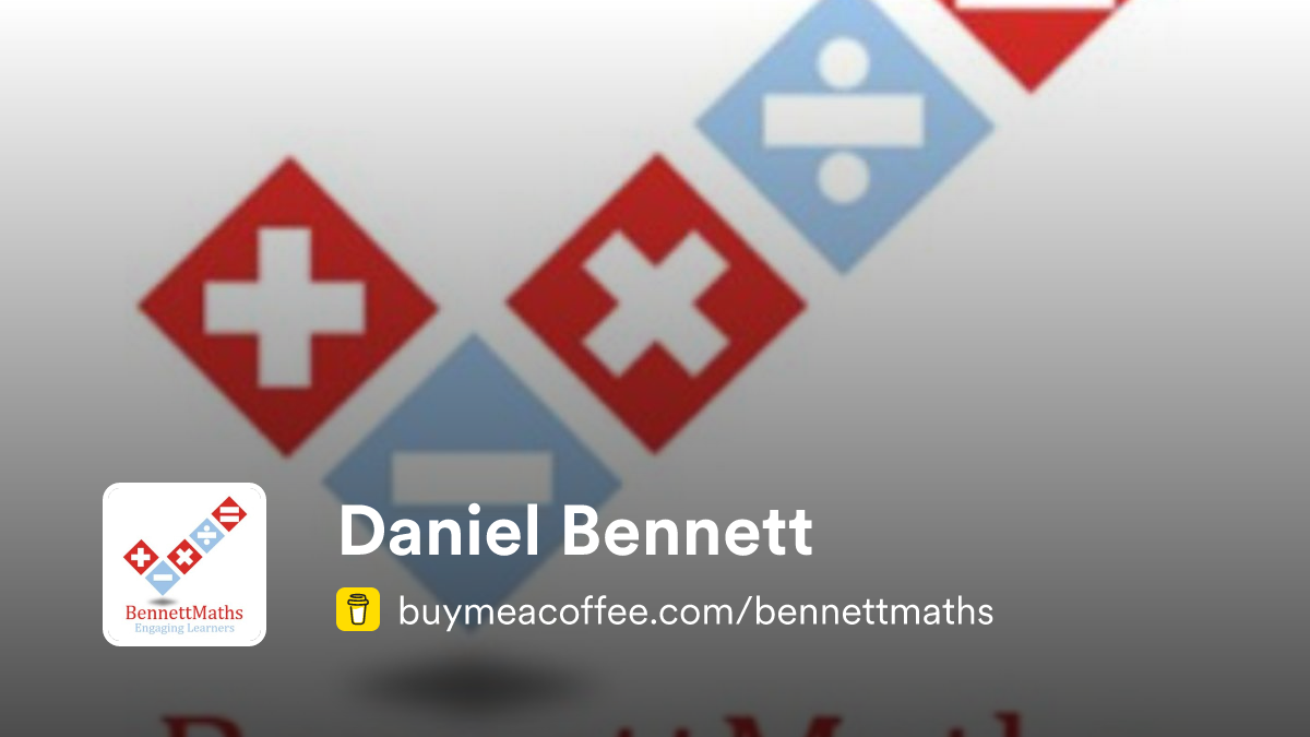 Daniel Bennett - Buymeacoffee