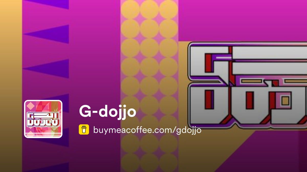G-dojjo's Shop | Buy Me a Coffee - Buymeacoffee