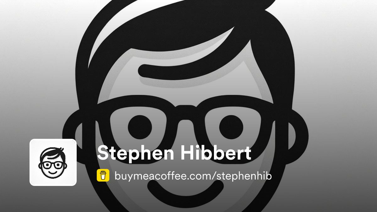 Stephen Hibbert - Buymeacoffee