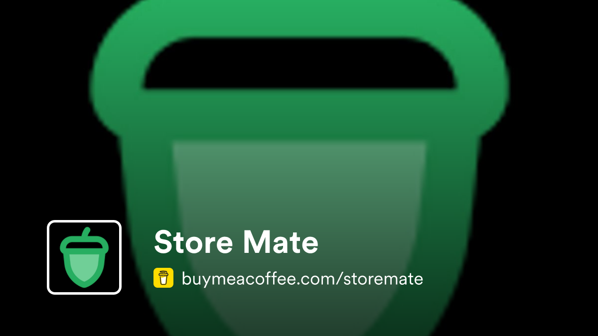 Store Mate - Buymeacoffee