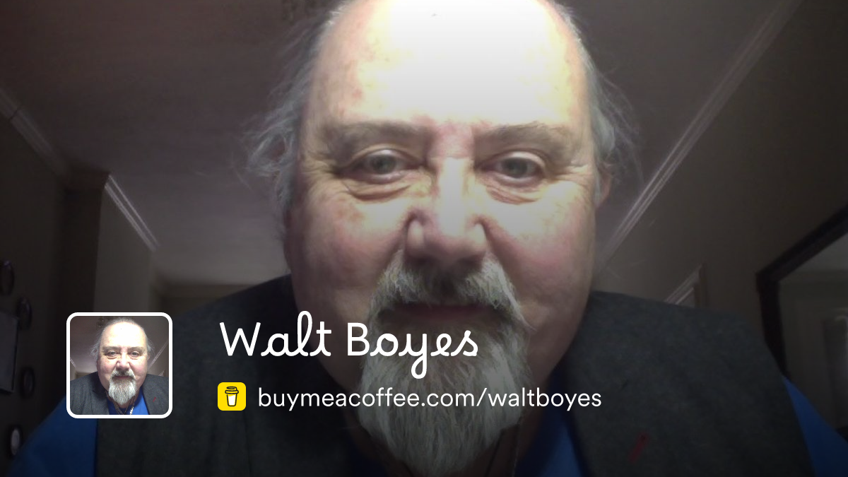 Walt Boyes - Buymeacoffee