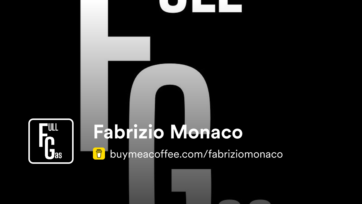 Fabrizio Monaco - Buymeacoffee