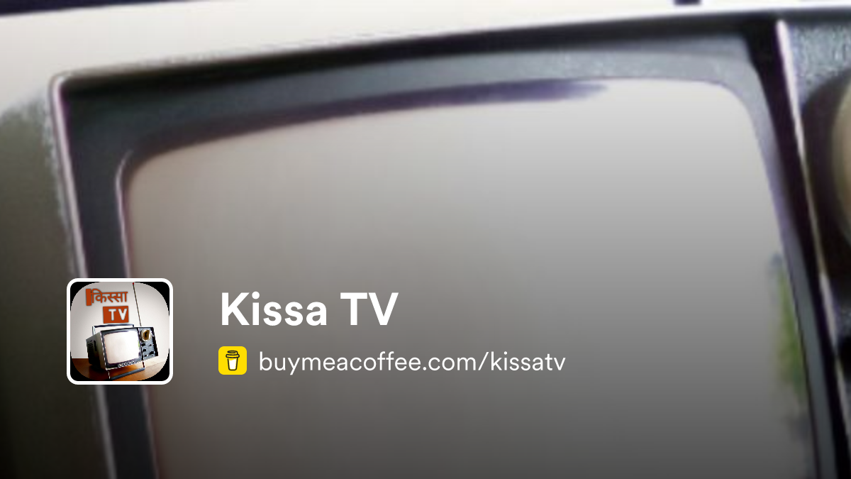 Kissa TV - Buymeacoffee