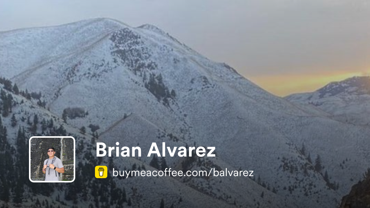 Brian Alvarez - Buymeacoffee