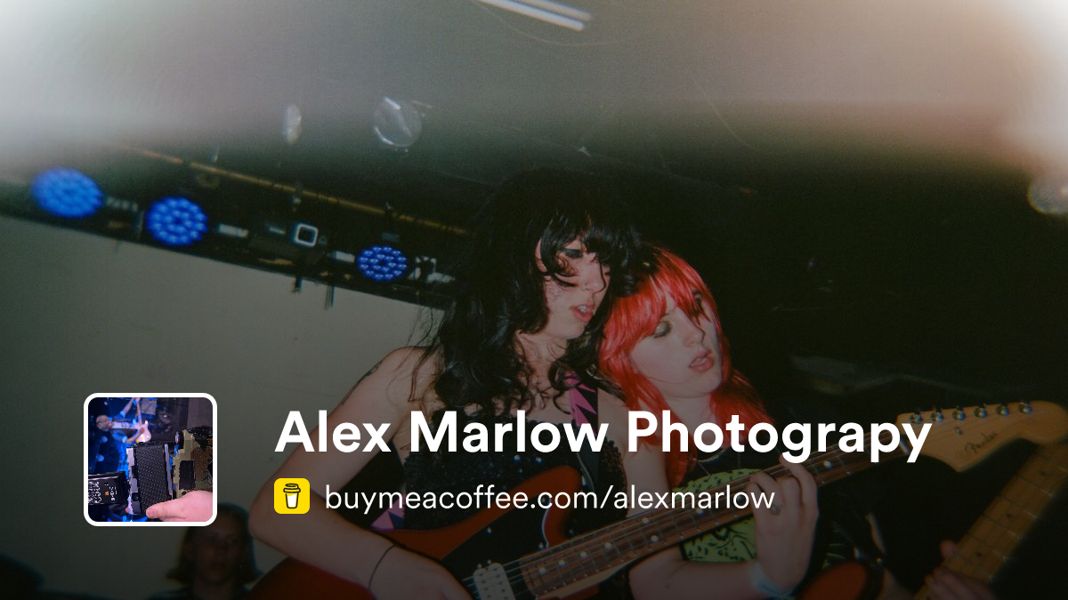 Alex Marlow Photograpy is Taking photos of your next favourite band ...